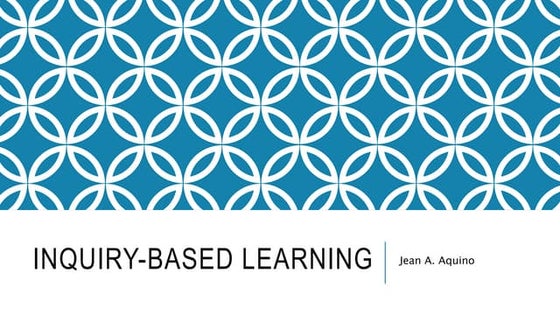 Inquiry based learning | PPT