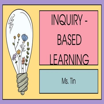 inquiry - based learning and theories of IBL | PPT