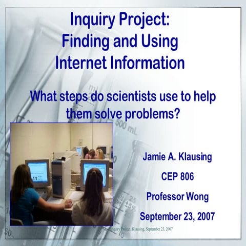 Inquiry Project | PPT