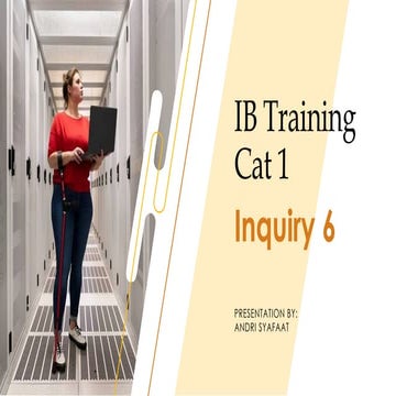 IB PYP Inquiry 6 Material for teachers of IB PYP | PPTX