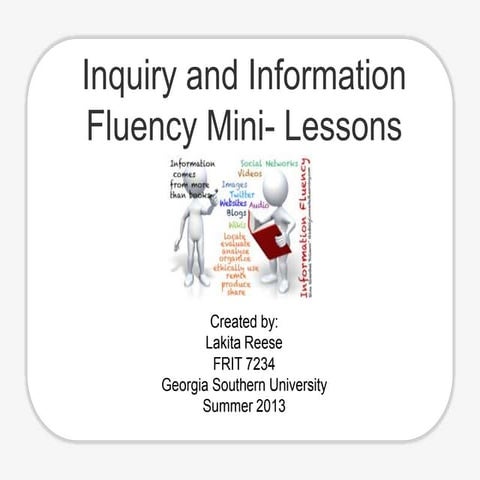 Inquiry and information_fluency_mini_lessons | PPT