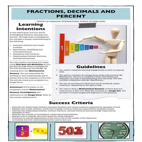 Inquiry into fractions, decimals, percent | PDF