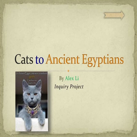 Cats to Ancient Egyptians | PPTX