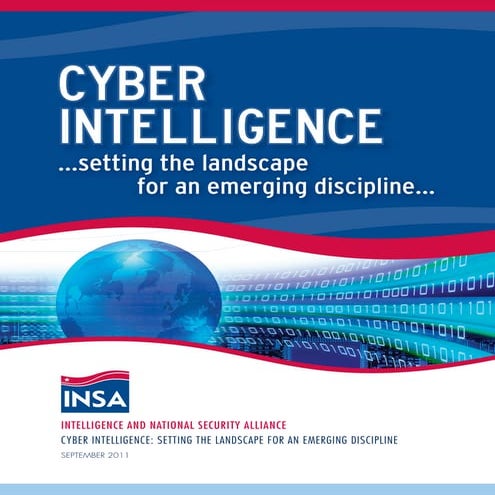 Insa cyber intelligence 2011 | PDF