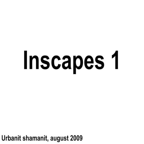 Inscapes 1 | PPT