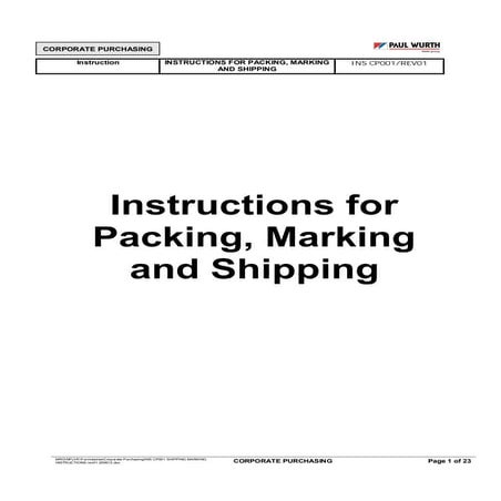 Ins cp001 packing marking shipping_instructions rev01 200613 | PDF