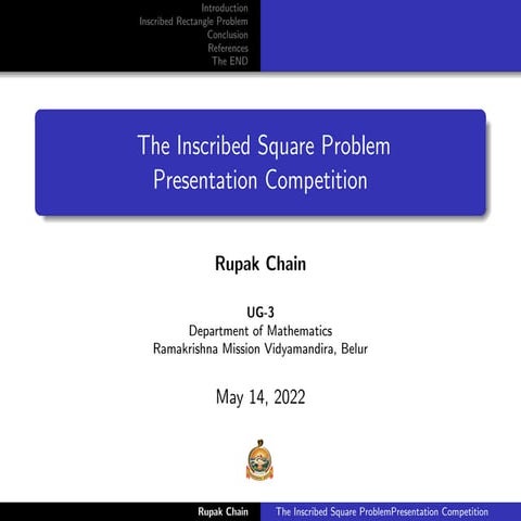 Inscribed Square Problem and it's consequences | PDF