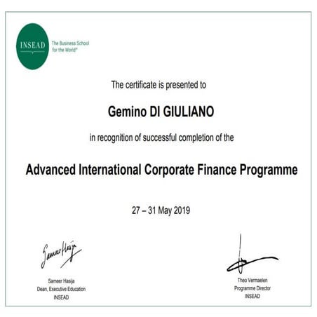 INSEAD - Advanced International Corporate Finance | PDF | Business ...