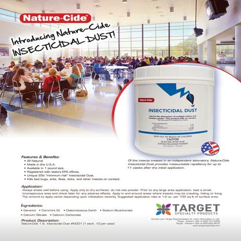 Nature-Cide Insecticidal Dust, EPA exempt and all natural! | PDF