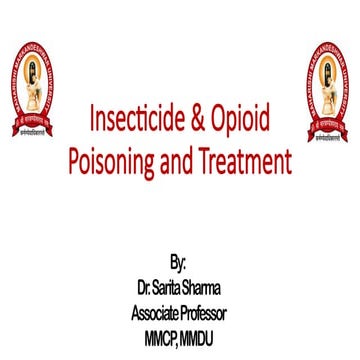 Insecticide & Opioid Poisoning and Treatment.pptx