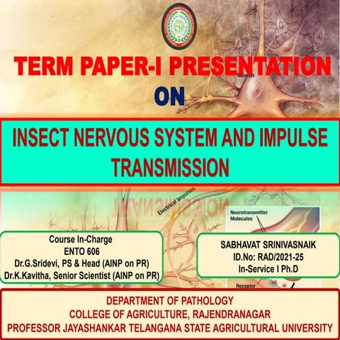 Insect nervious system and impulse transmission_S.Srinivasnaik_RAD21-25.ppt