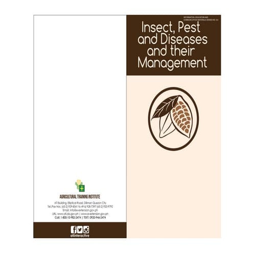 CACAO Insect, Pest, Diseases, and Management | PDF