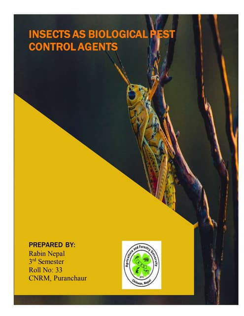 Bio control agent | PPTX