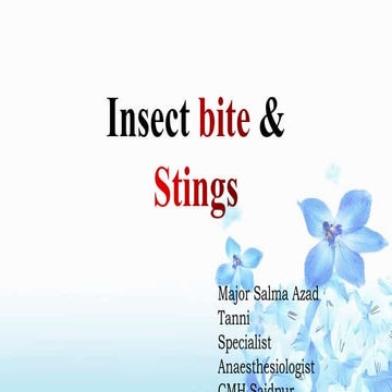 Insect Sting and bite management.pptx