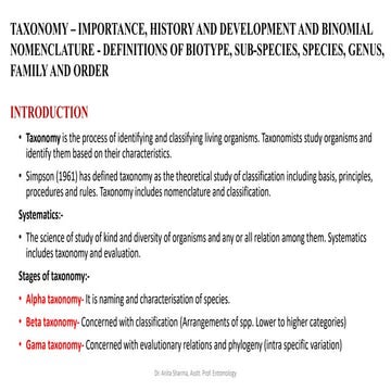 fundamental of entomology all in one topics of entomology | PPTX