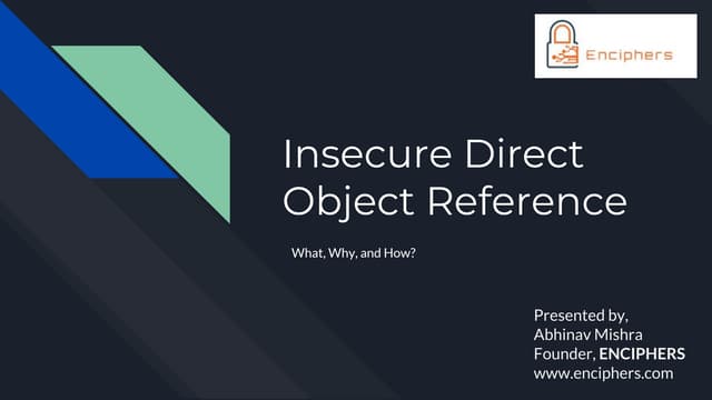 Insecure direct object reference (null delhi meet) | PDF | Internet ... Insecure direct object reference (null delhi meet) | PDF | Internet ...