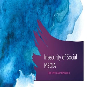 Insecurity of Social MEDIA.pptx