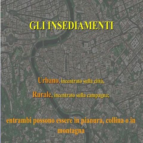 Insediamenti | PPT