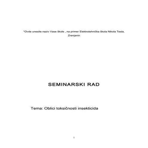 Insekticidi | DOC