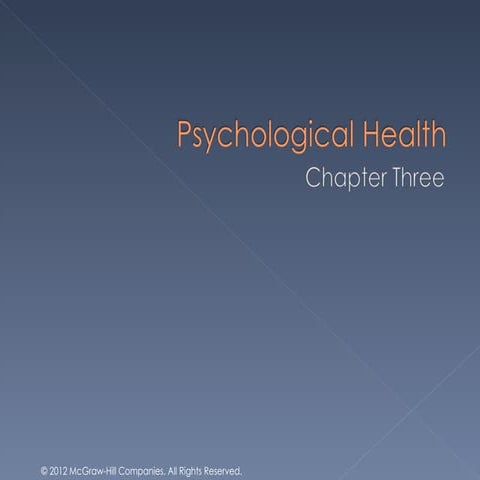Health and Wellness Chapter 3 | PPT