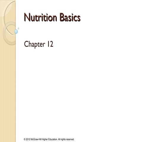 Health and Wellness Chapter 12 | PPT