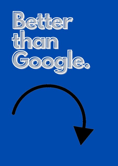 Better than google. | PDF