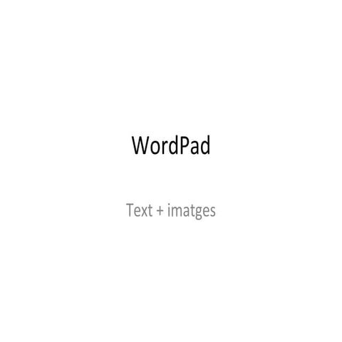Wordpad 1 | ODP