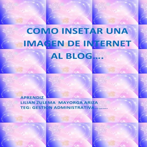 Tutorial 2 como insertar imagen desde internet | PDF