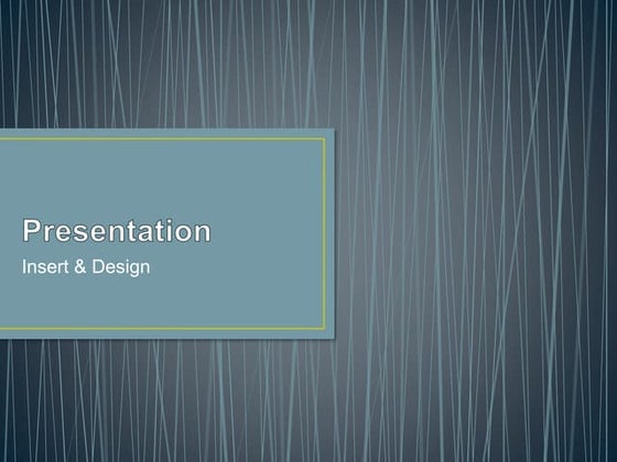 Home tab and Insert tab | PPT