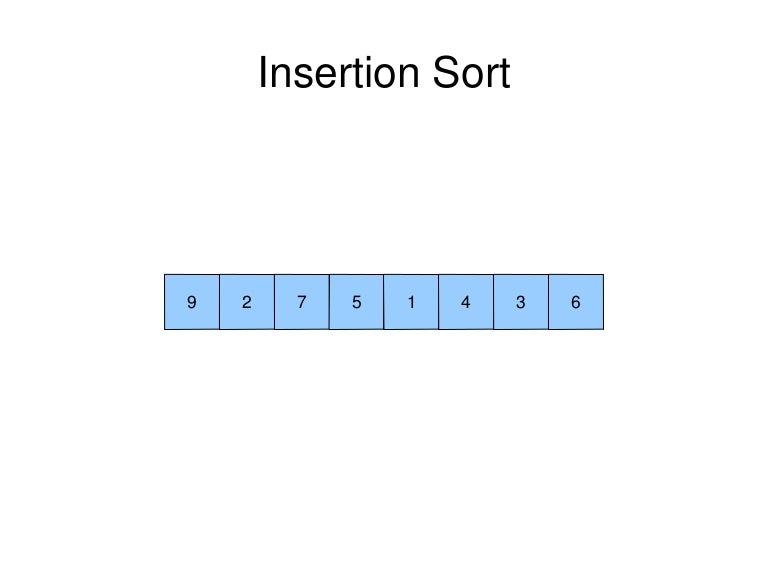 Insertion Sort