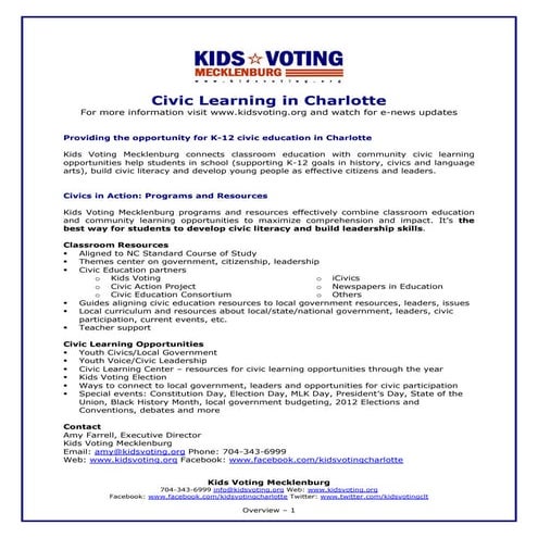 Resource List for Civics Teachers | PDF