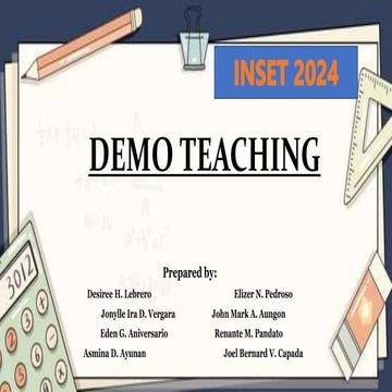 INSET-2024-demo teaching deffered annuity | PPT