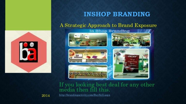 Inshop branding across India