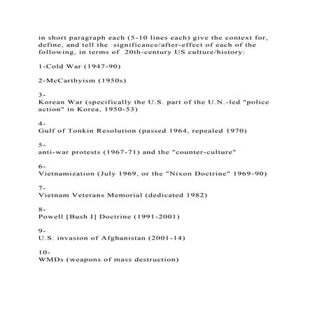 in short paragraph each (5-10 lines each) give the context for, defi.docx