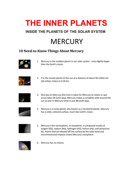 Mercury | PPT