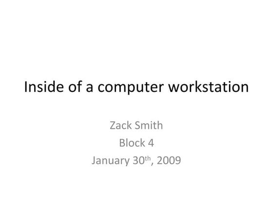Internal components of the computer | PPT