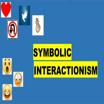 SYMBOLISM INTERACTIONISM POWERPOINT FOR HUMSS | PPT