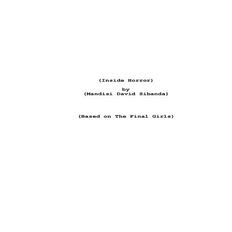 Drama Club Halloween Movie Script | DOCX
