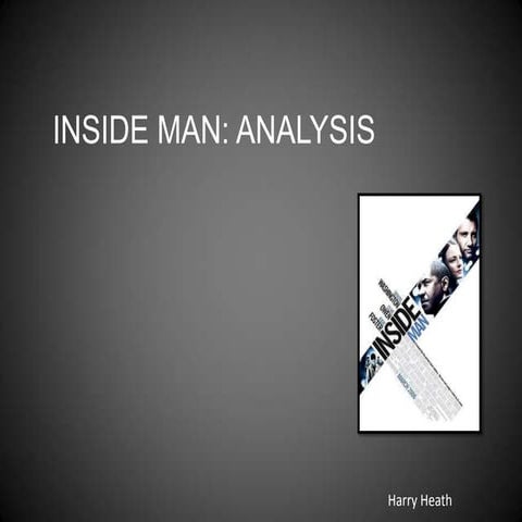 INSIDE MAN: Analysis | PPTX