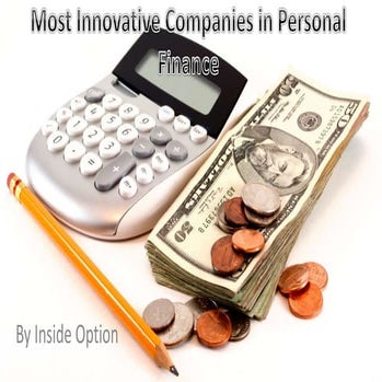 Inside Option Binary - Most Innovative Companies in Personal Finance | PPTX