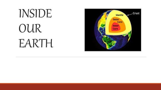 Ch.6 major landforms to the earth | PPT