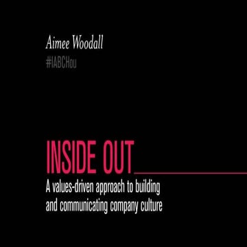 Inside Out: A values-driven approach to building and communicating ...