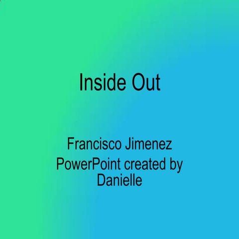 Inside out bella | PPT