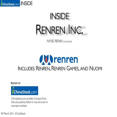 Inside Renren | PPT