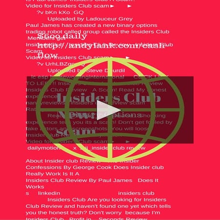 Insiders club new scam | PDF | Business | Business and Finance