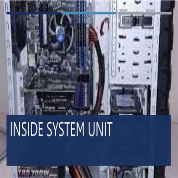 INSIDE SYSTEM UNIT BY ABDUL BASIT MS SE HITEC UNIVERISTY WAH CANTT.pptx