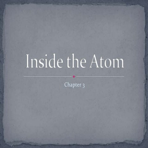 Inside the atom | PPT