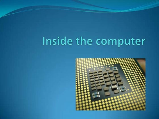 Inside A Computer Workstation | PPT