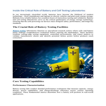 Inside the Critical Role of Battery and Cell Testing Laboratories.pdf