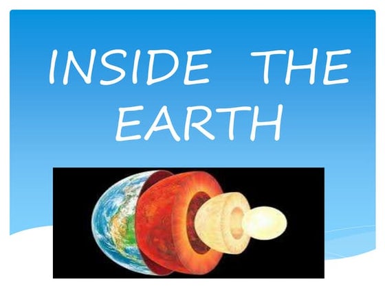 STRUCTURE OF THE EARTH | PPT